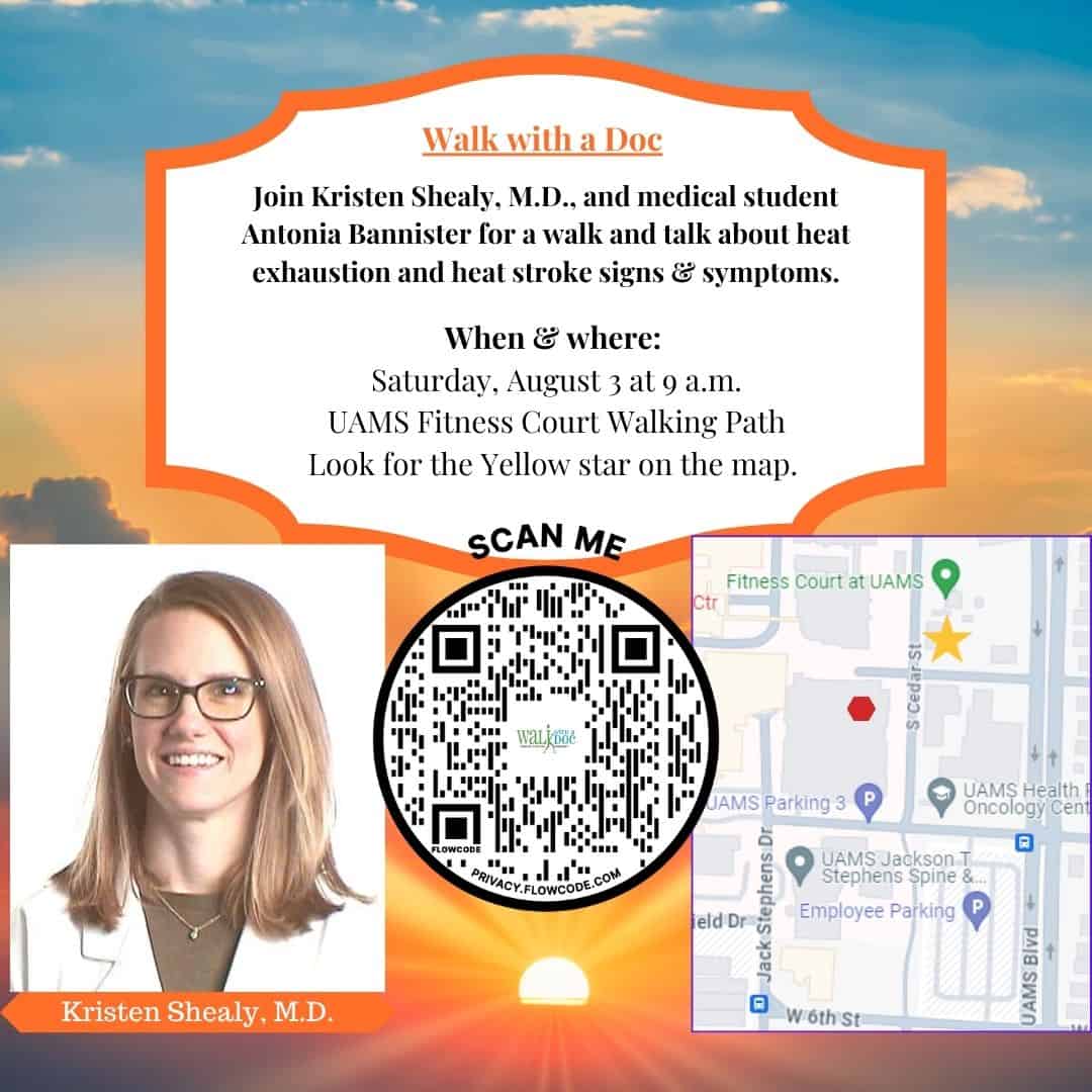 August Walk with a Doc Event | UAMS Get Healthy